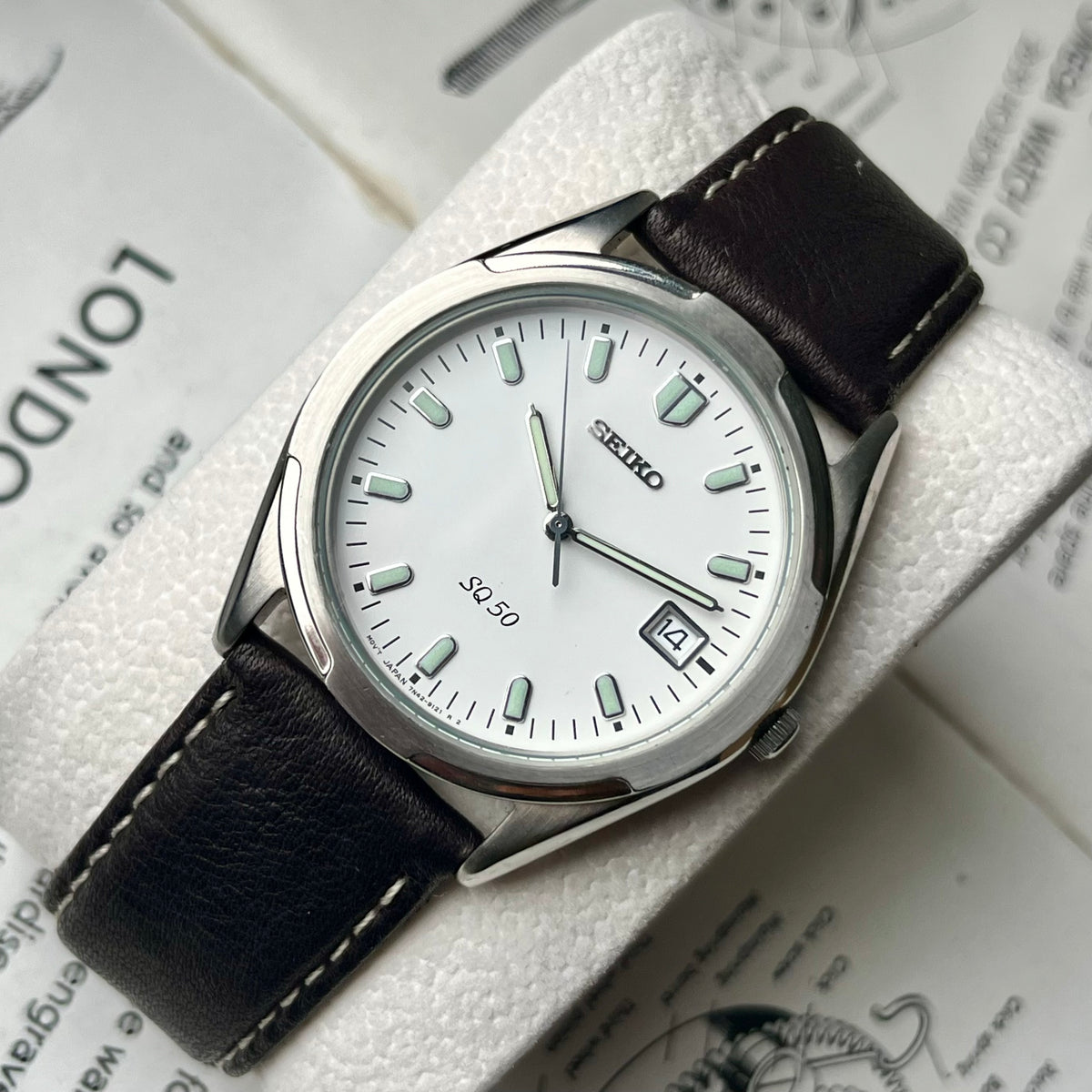 Vintage Seiko SQ50 Watch 7N42-9040 Quartz 1997 – WatchEra