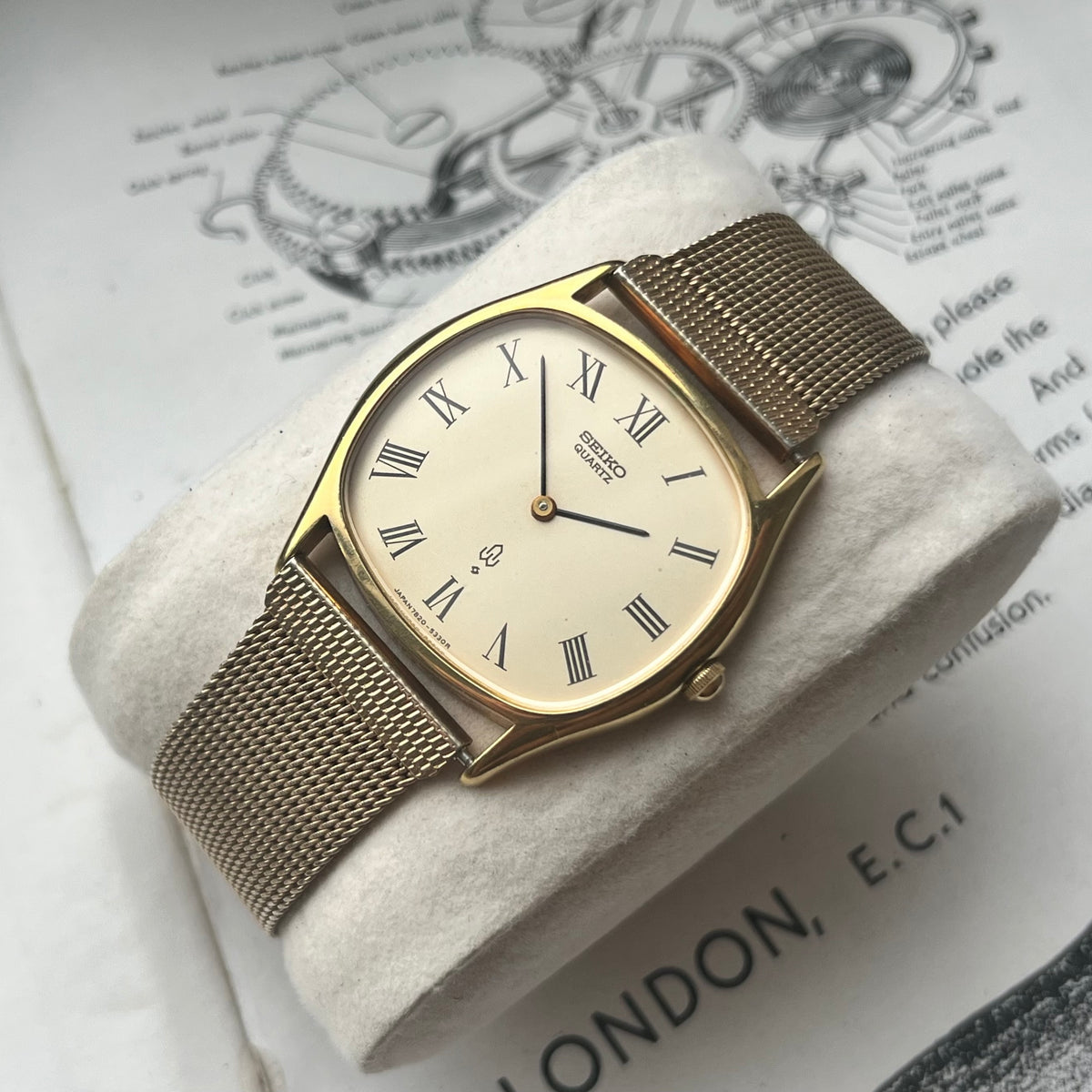 Vintage Seiko Chariot 7820-5220 1978 Romeins SGP Quartz – WatchEra