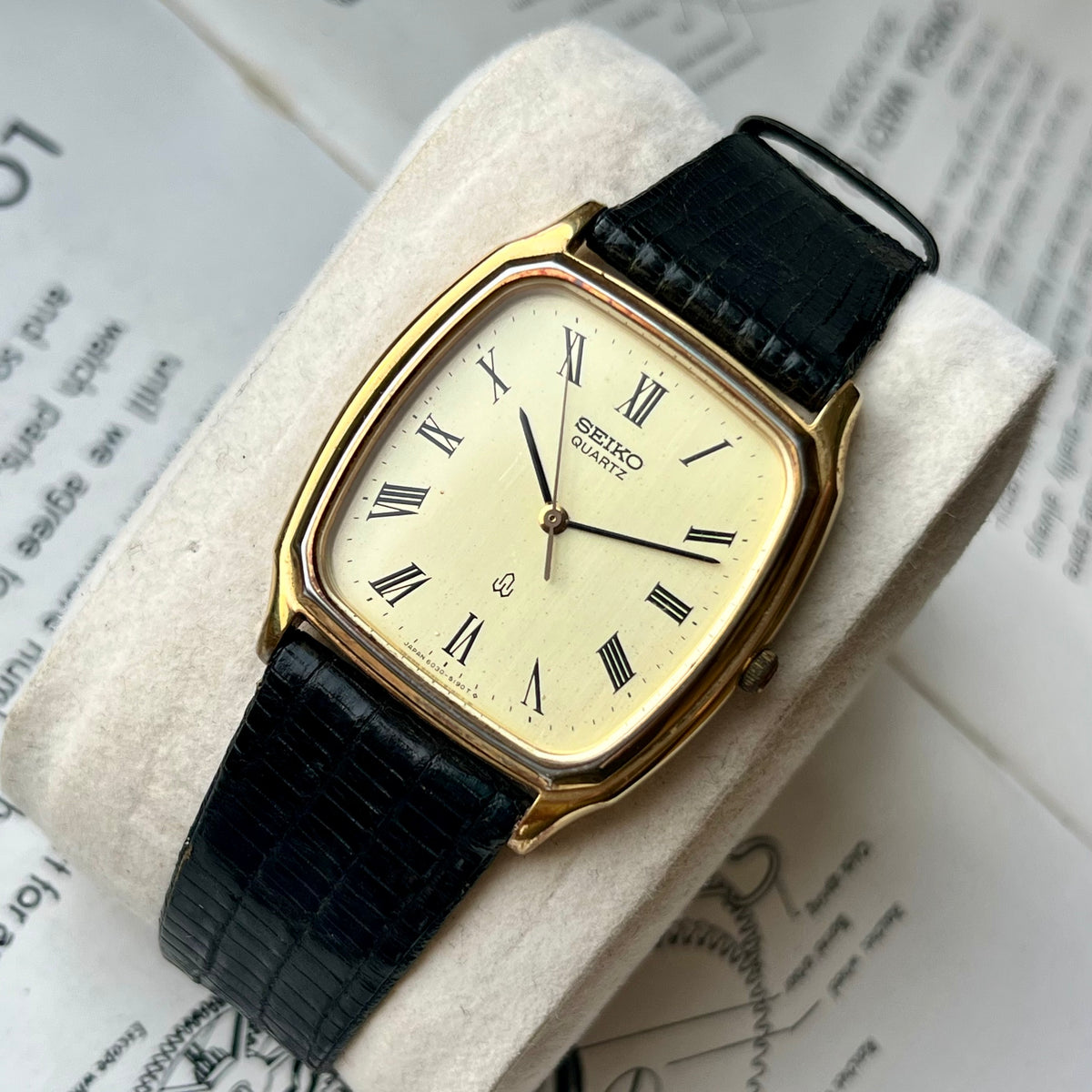 Vintage Seiko Chariot “Cartier Tank” 6030-5190 1980 SGP – WatchEra